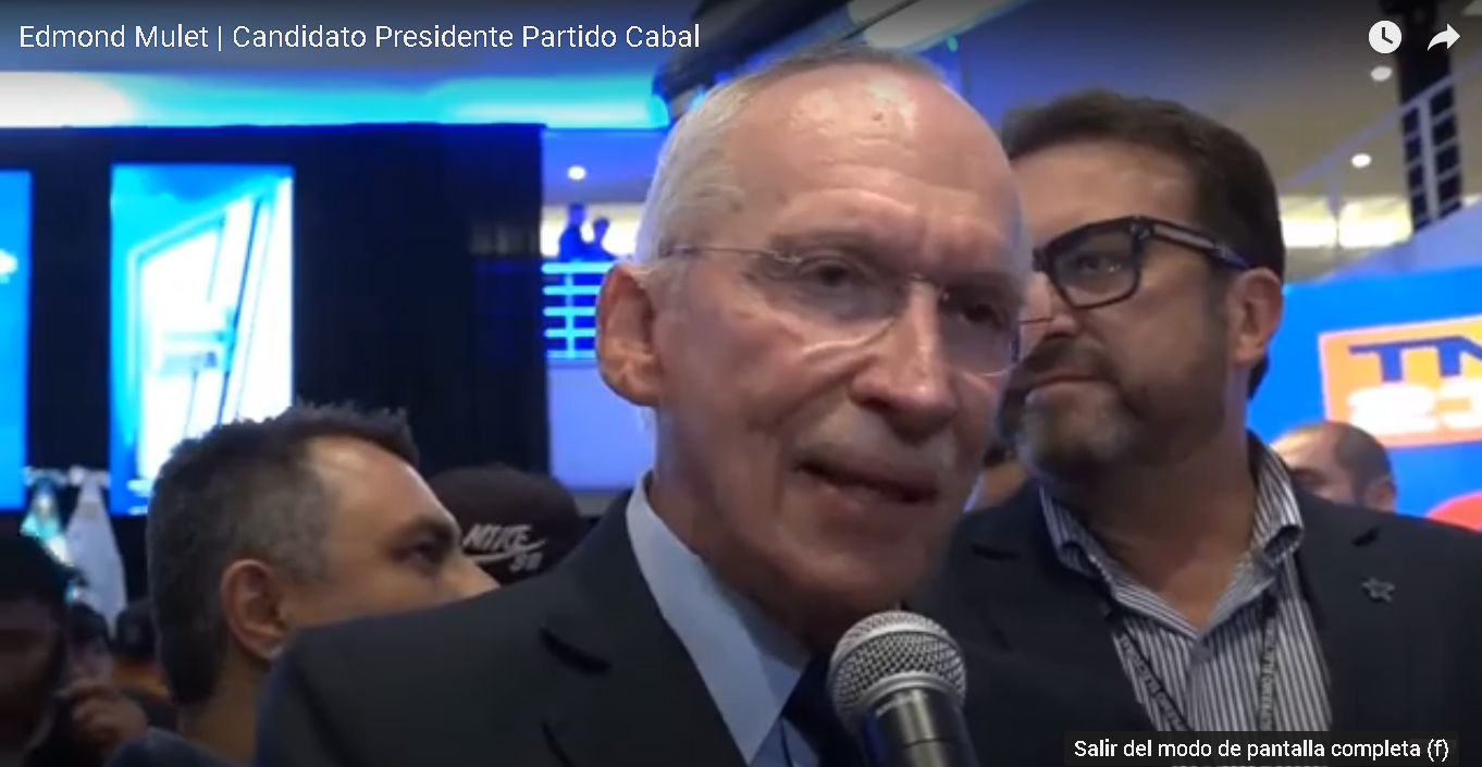 Edmond Mulet:Candidato Presidencial Partido Cabal - Regla de Tres TV