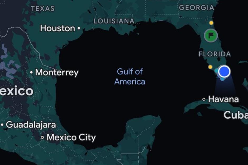 Google Maps renombra el Golfo de México como “Golfo de América” – Regla ...